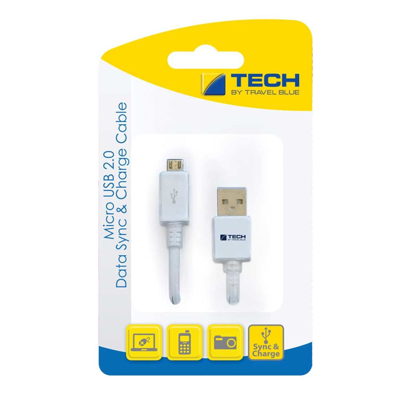 travel-blue Micro Usb Data Cable Accessories | Heathrow Reserve & Collect