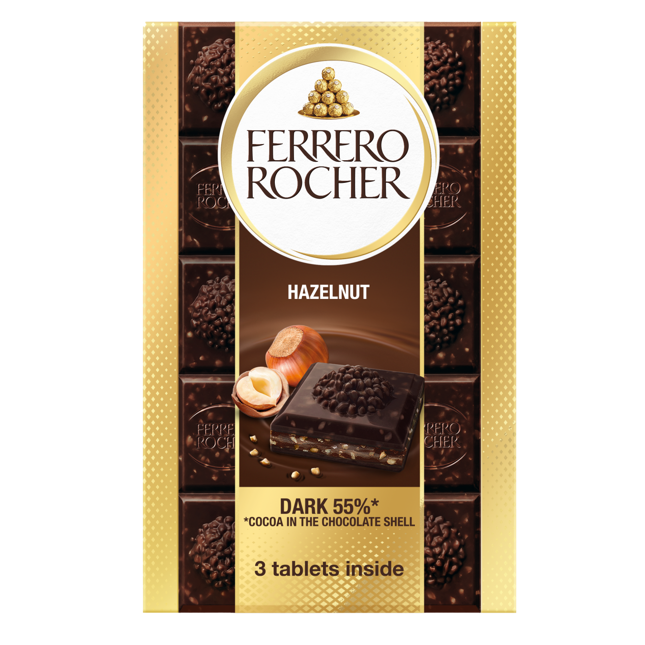 Ferrero Rocher Tablets Dark Chocolate Flavour Confectionery | Heathrow ...