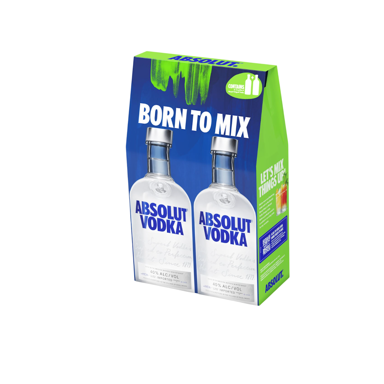 Absolut Vodka Twin Pack Vodka | Heathrow Reserve & Collect