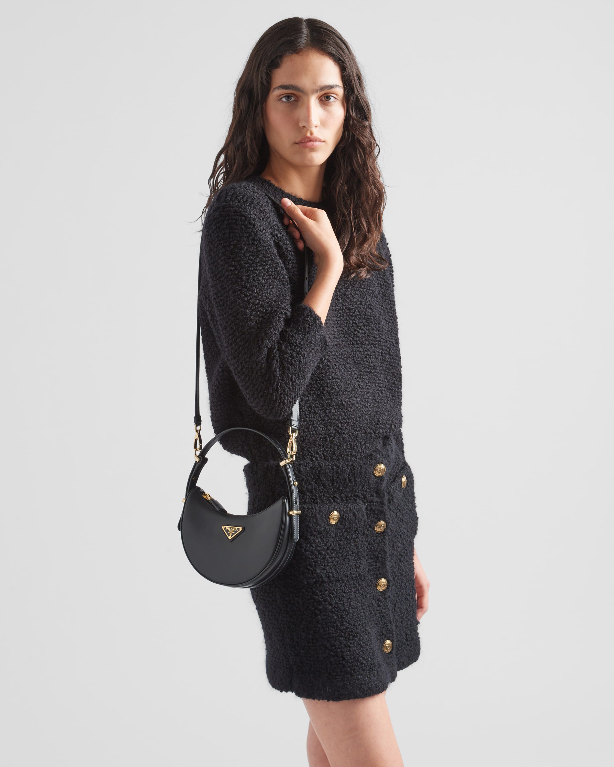 Prada Prada Arqué leather mini shoulder bag Women | Heathrow Reserve ...