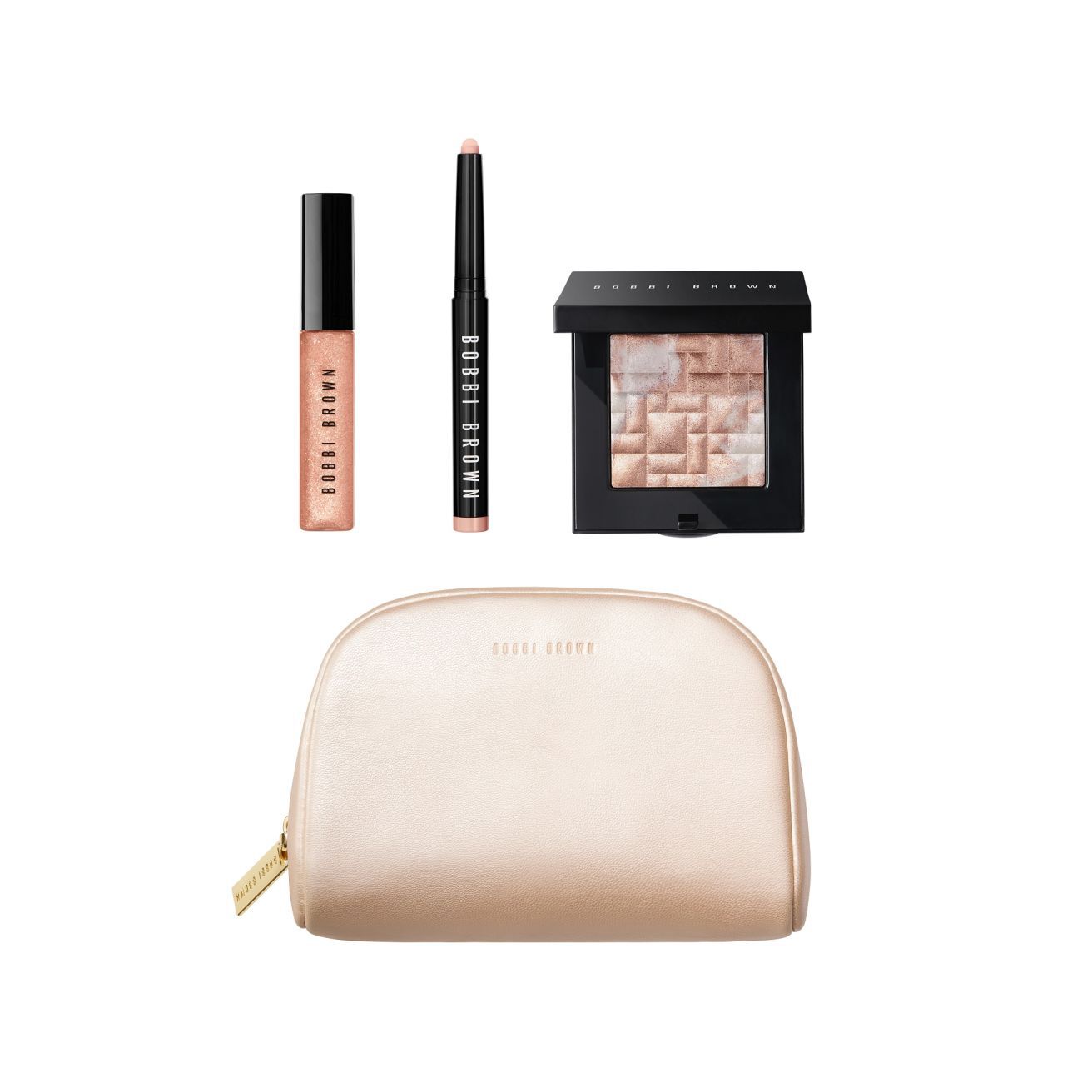 Bobbi Brown Illuminating Essentials Set Pink Glow Bellini Golden Pink ...