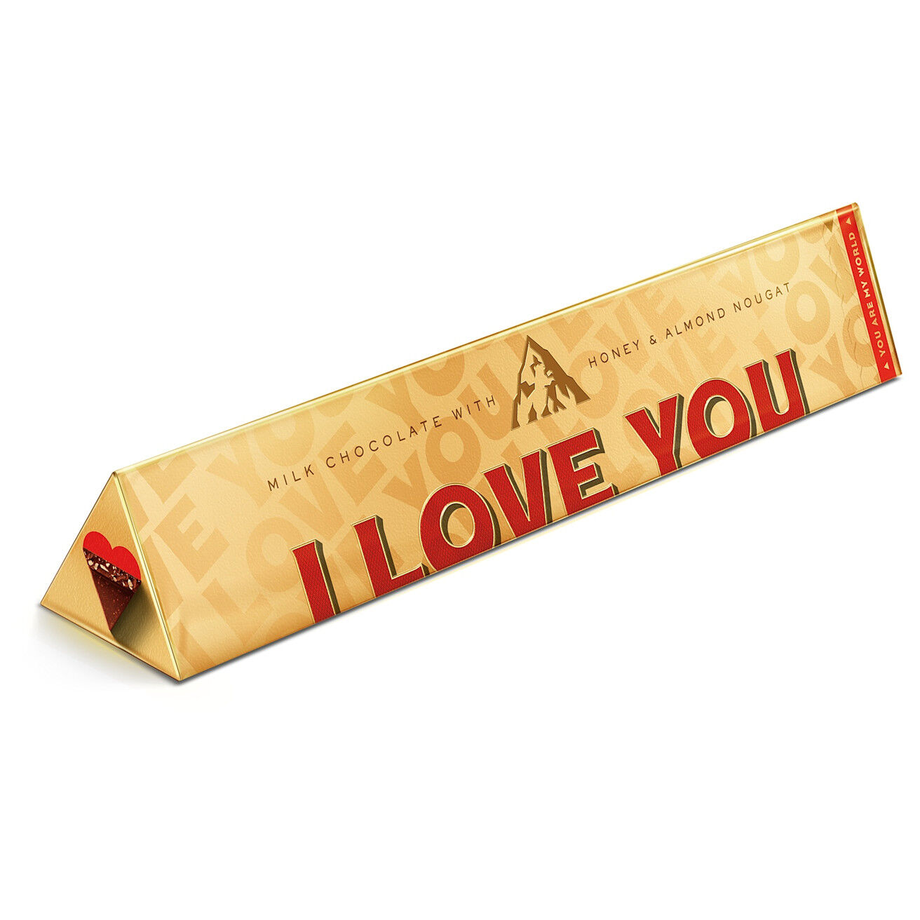TOBLERONE Gold Messages Confectionery | Heathrow Reserve & Collect