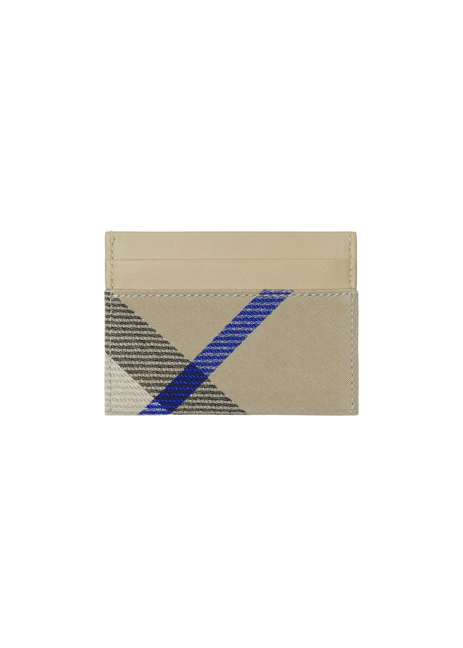 Burberry Check Card Case Leather Accessories | Heathrow Reserve & Collect