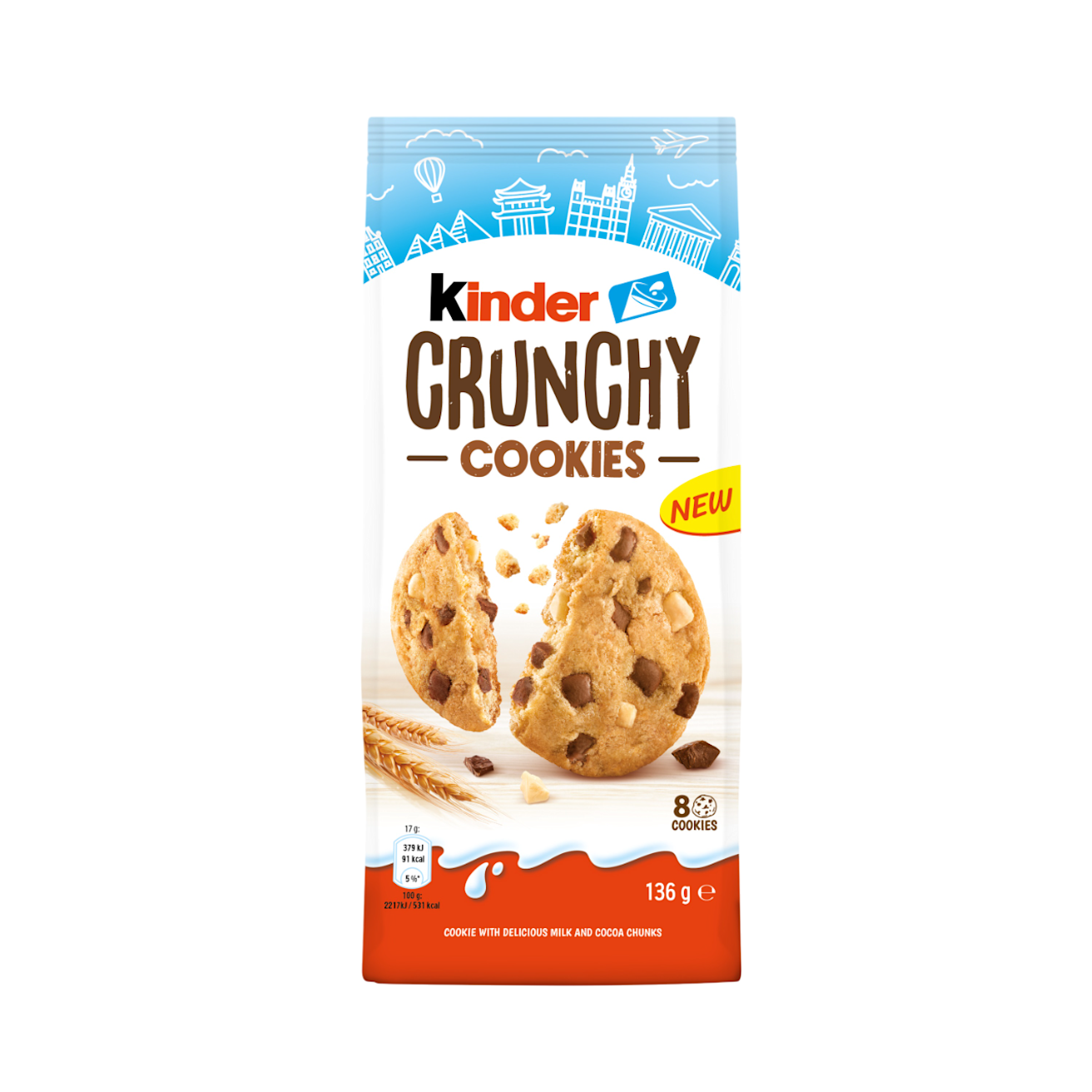 Kinder Crunchy Cookies Confectionery | Heathrow Reserve & Collect