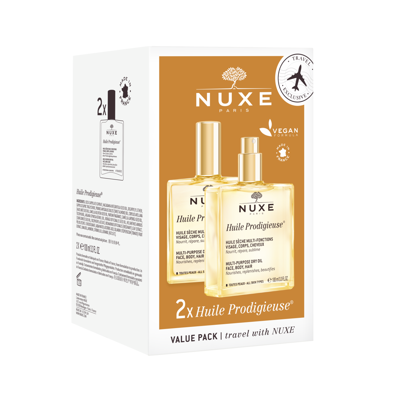 Nuxe Huile Prodigieuse Duo Set Travel Set | Heathrow Reserve & Collect