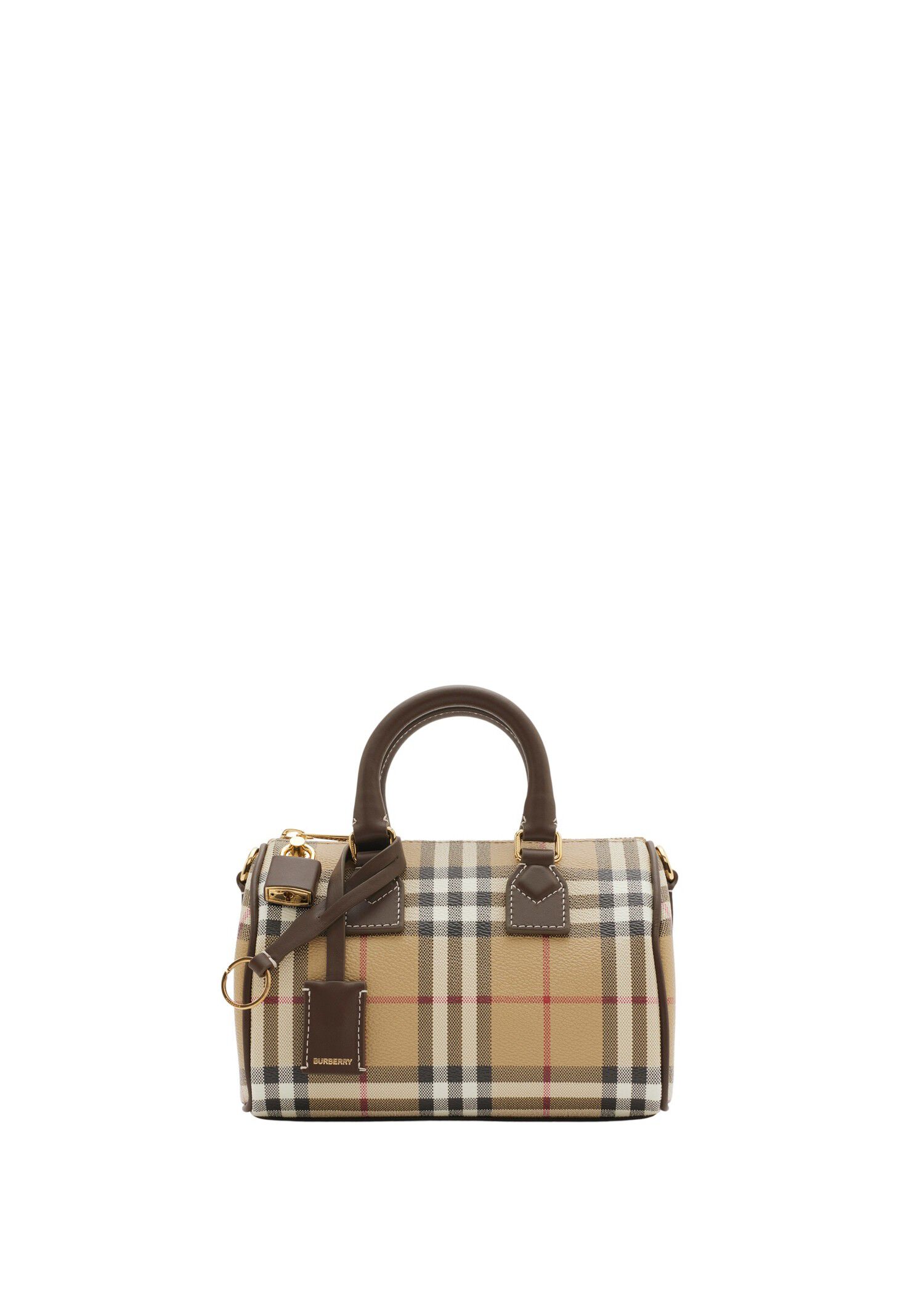 Mini Check Bowling Bag