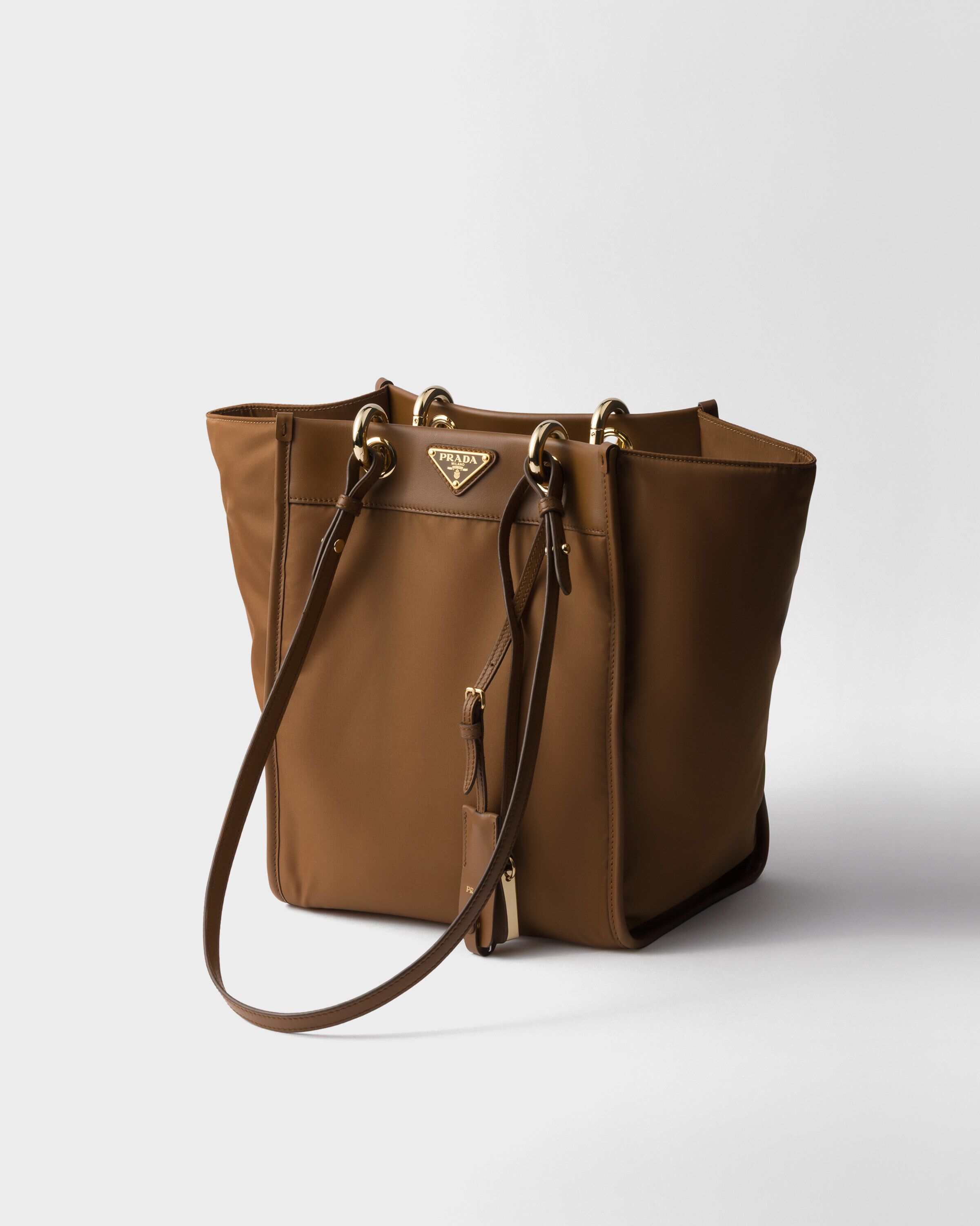 Prada Medium Re-Nylon and leather tote bag Tote | Heathrow Reserve ...