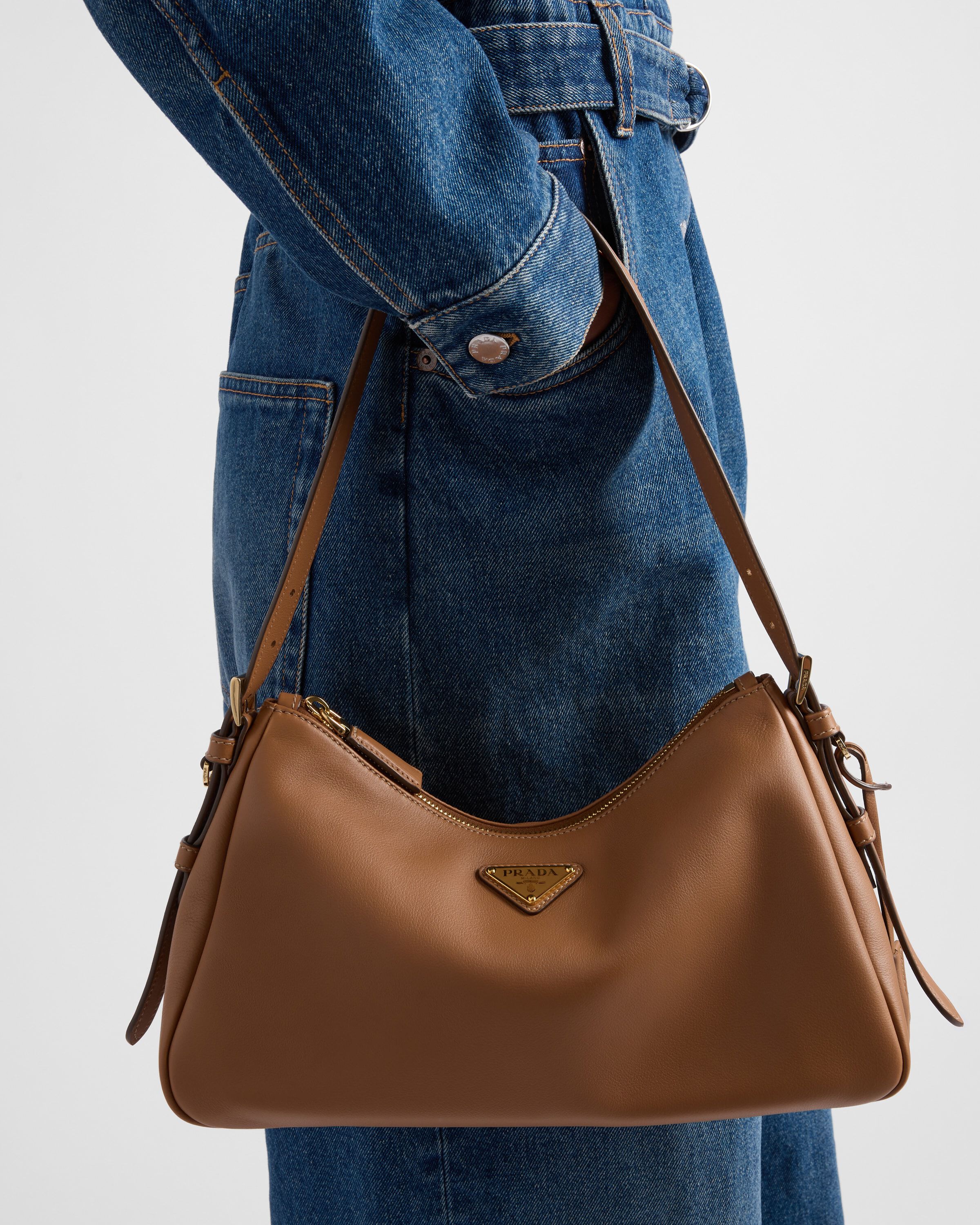 Prada Prada Aimée medium leather shoulder bag Shoulder | Heathrow ...