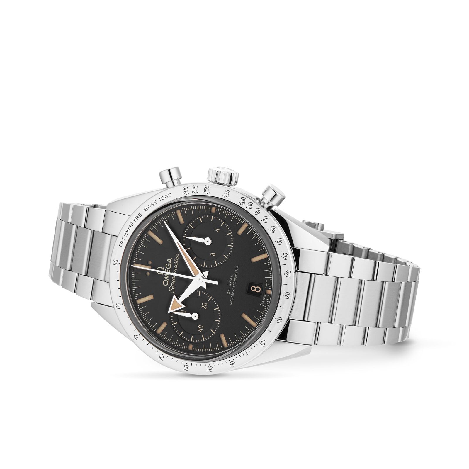 Omega Speedmaster 57 Co-Axial Master Chronometer Chronograph 40.5mm Mens Watch Black Fine ...
