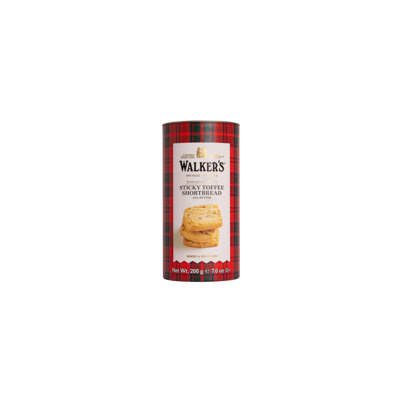 Walkers Sticky Toffee Shortbread Tube Confectionery | Heathrow Reserve ...