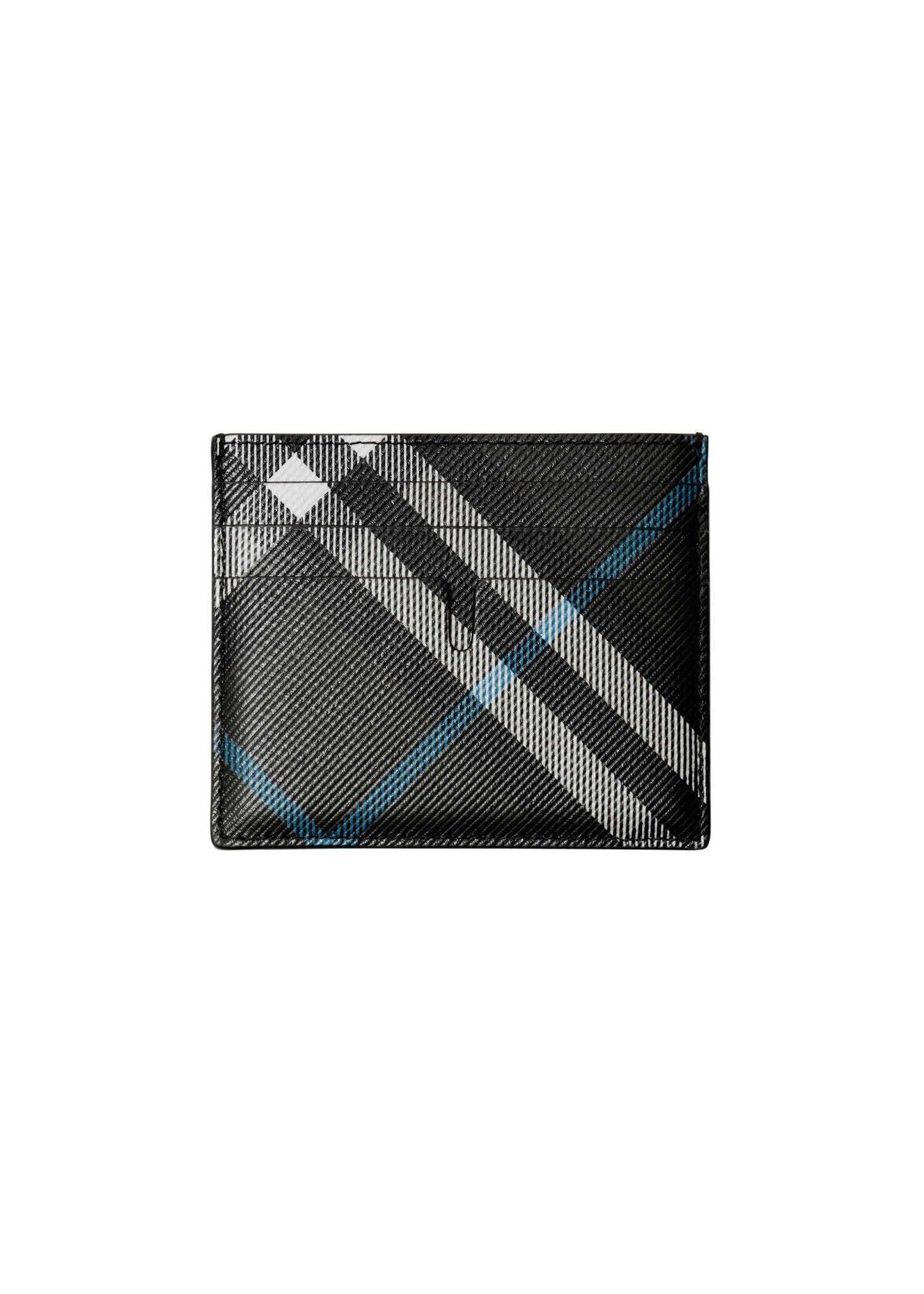 Burberry Tall Check Card Case Leather Accessories | Heathrow Reserve ...