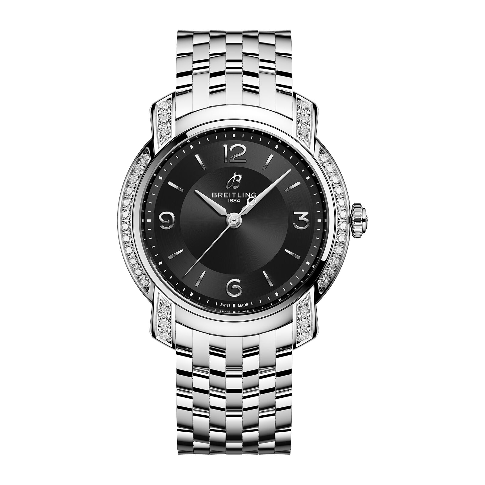 Breitling Lady Premier 32mm Ladies Watch Black Fine Watches | Heathrow ...