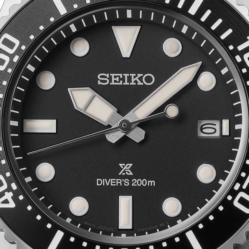 Solar Diver's 41mm Mens Bracelet Watch Black Dial Fine Watches ...