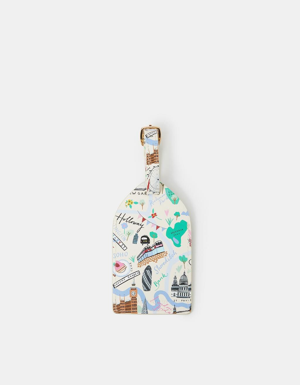 Accessorize London Map Luggage Tag Accessories | Heathrow Reserve & Collect