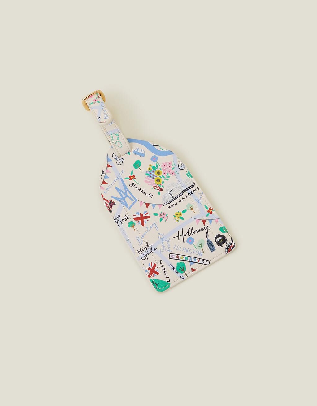 Accessorize London Map Luggage Tag Accessories | Heathrow Reserve & Collect