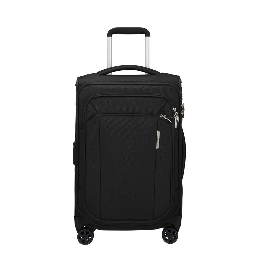 Samsonite 55cm Carry On Spinner - Respark Ozone Black Suitcase & Carry ...