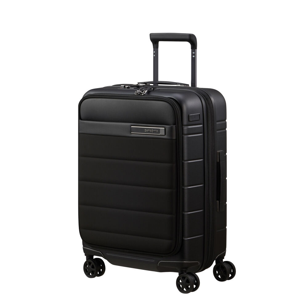 Samsonite 55cm Easy Access Expandable Spinner - Neopod Black Suitcase ...