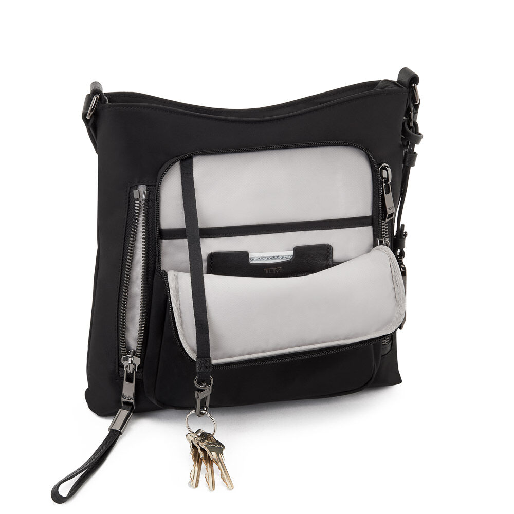 Tumi Tyler Crossbody - Voyageur Black Gunmetal Accessories | Heathrow ...