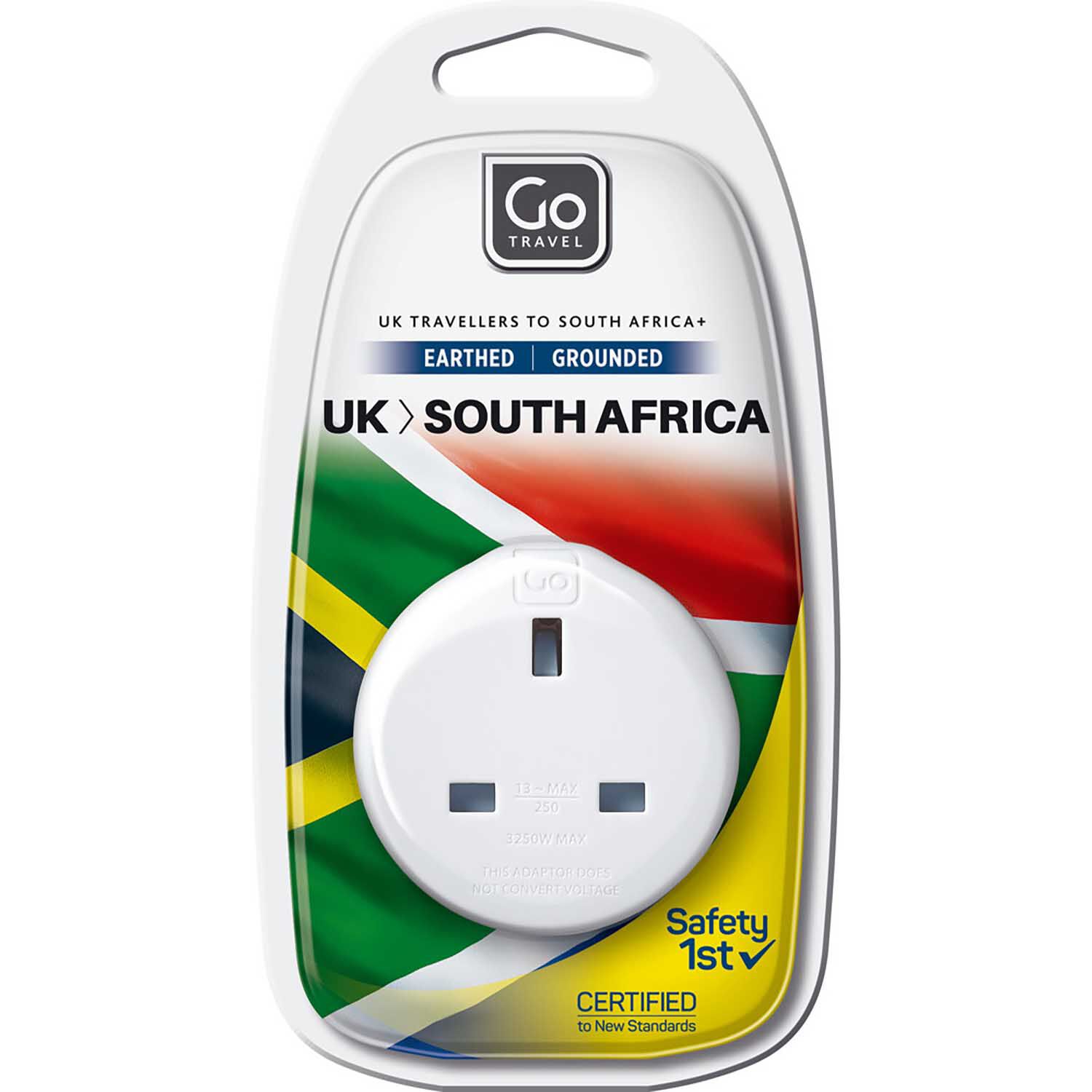 Go Travel UK-SA Adaptor - Adaptors Assorted Accessories | Heathrow ...