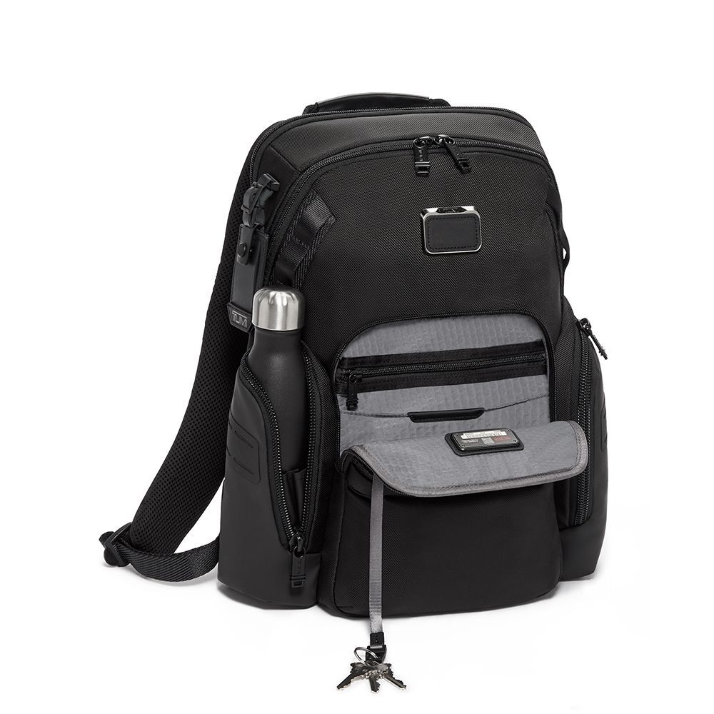 Tumi Navigation Backpack - Alpha Bravo Black Backpack | Heathrow ...