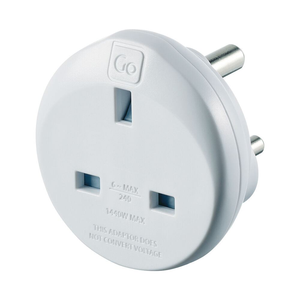 Go Travel UK-India Adaptor - Adaptors Assorted Accessories | Heathrow ...