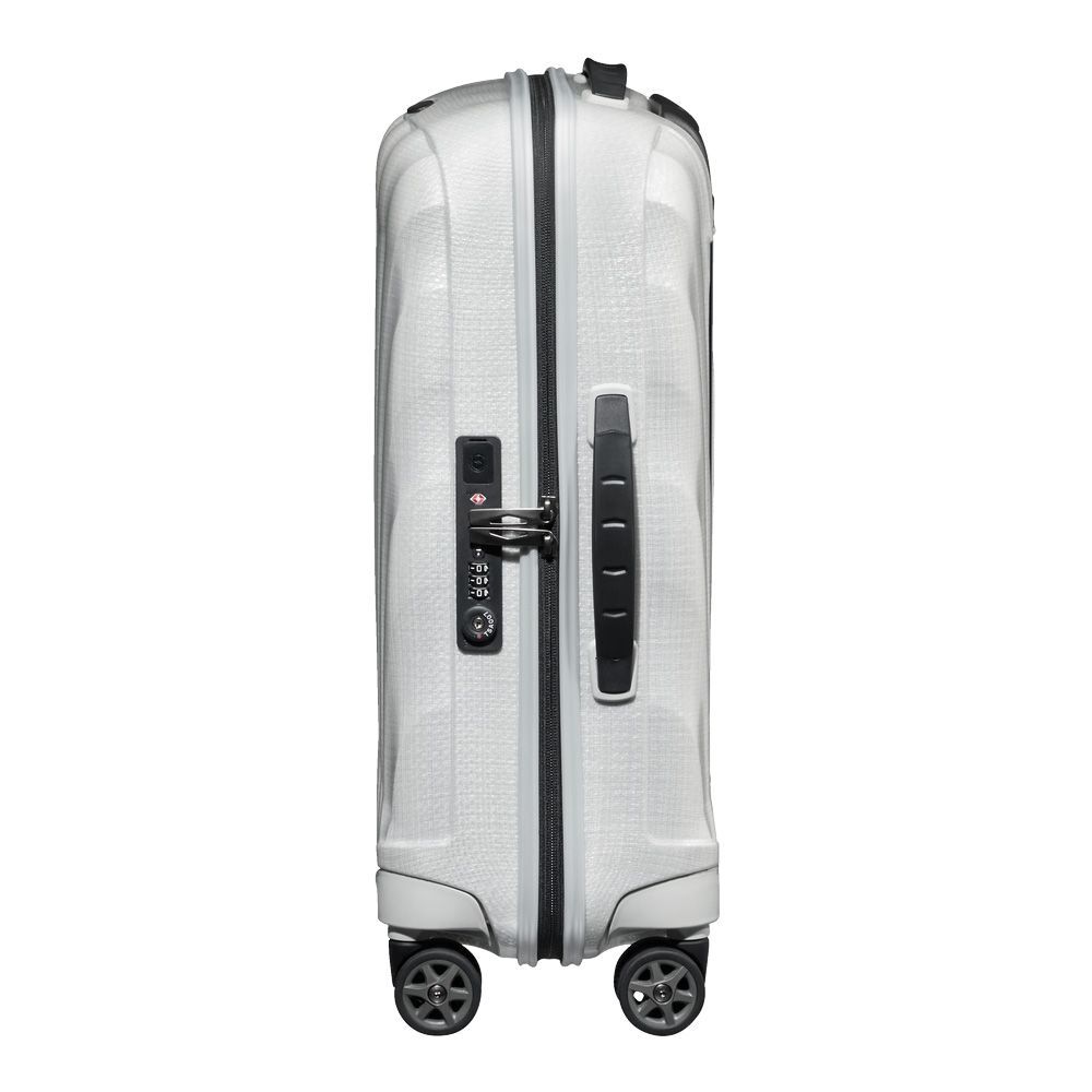 Samsonite 55cm Expandable Carry On Spinner - C-Lite Off White Suitcase ...