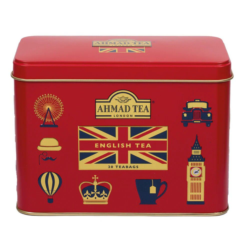 Ahmad Tea Ahmad Red London Icon Caddy 40G Food | Heathrow Reserve & Collect
