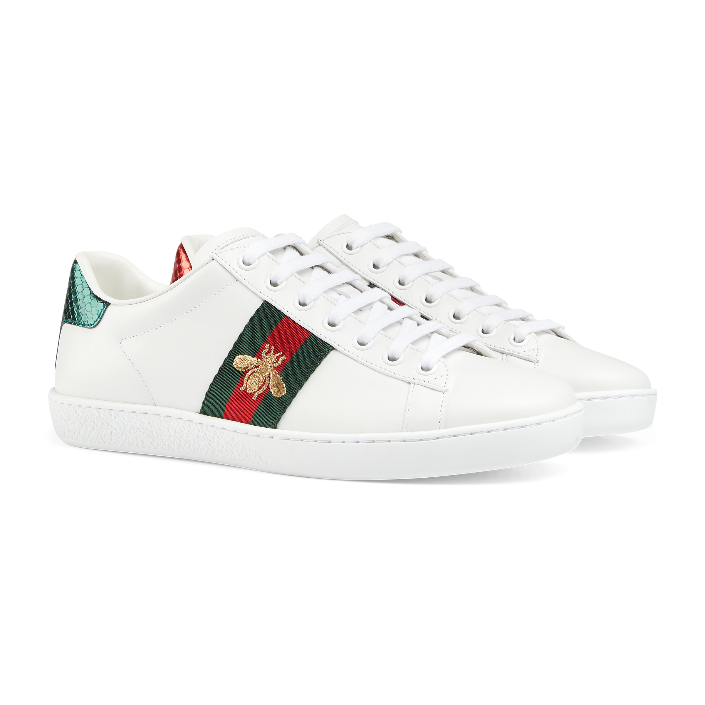 Gucci Women's Ace sneaker with bee Trainers | Heathrow Reserve & Collect