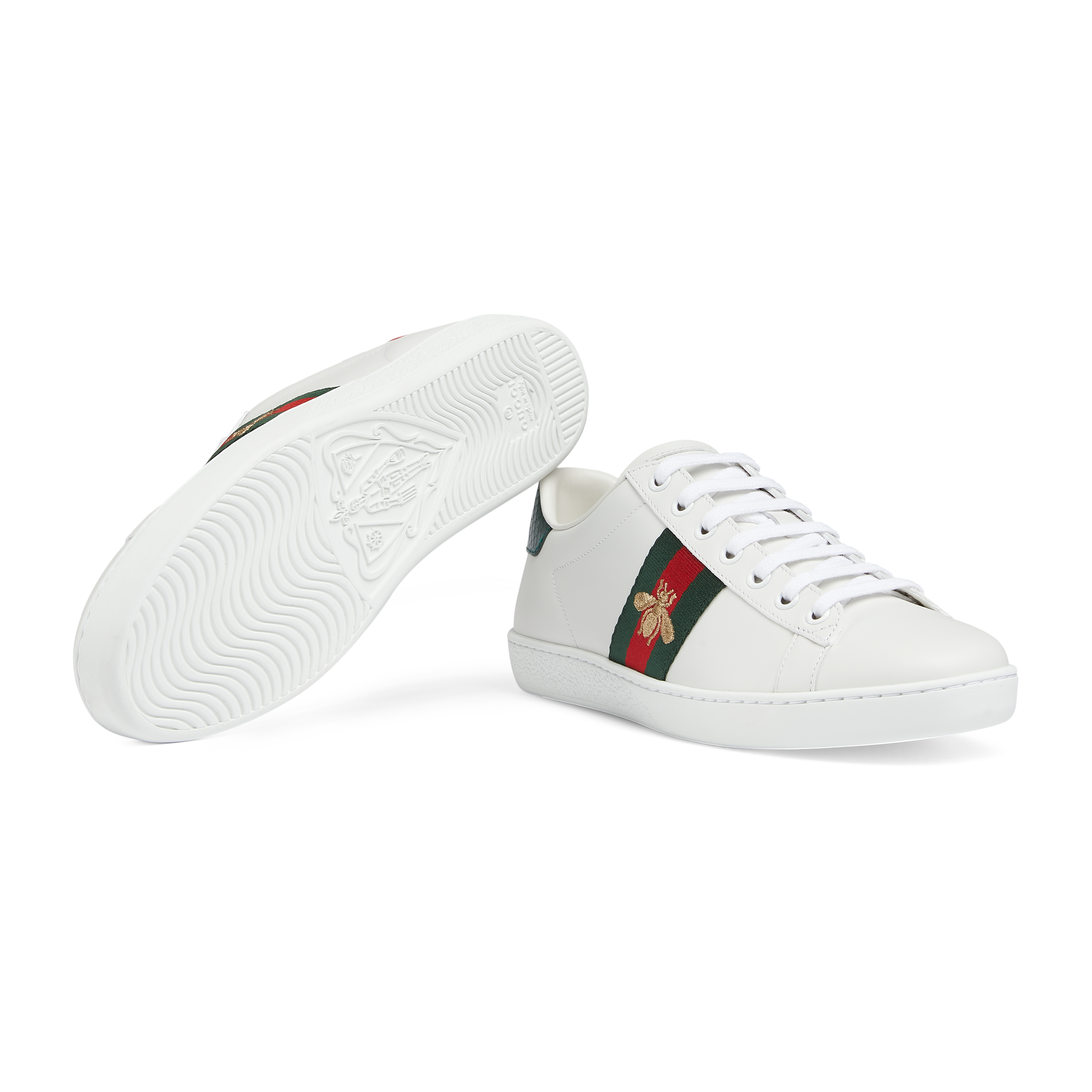 Gucci Women's Ace sneaker with bee Trainers | Heathrow Reserve & Collect