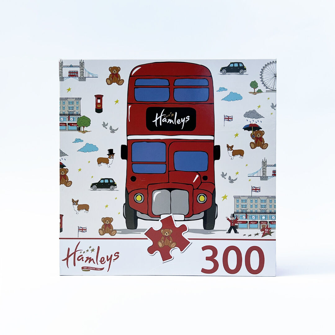 300 Pcs Hamleys Puzzle - Double Decker Bus