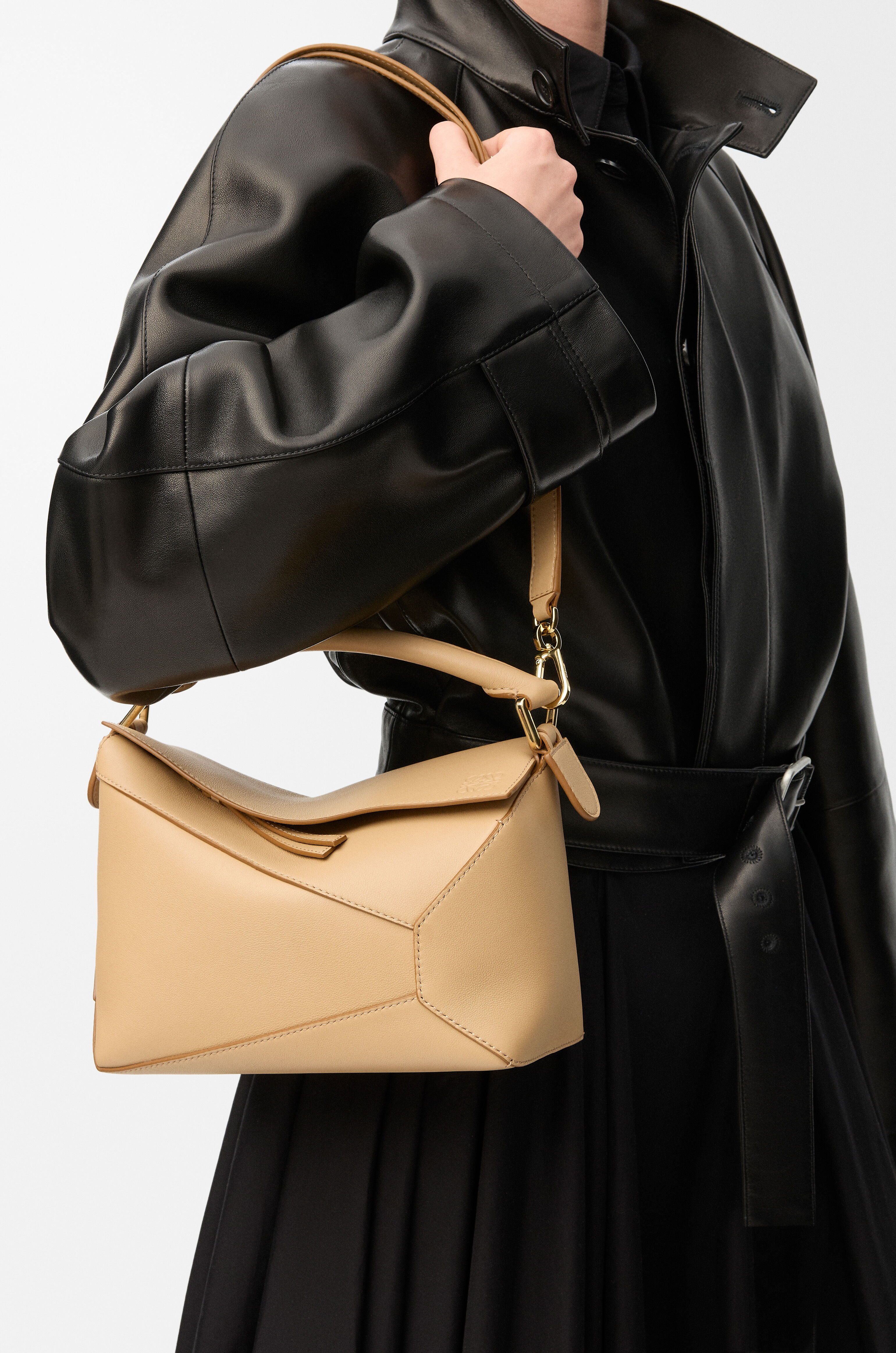 Loewe Small Puzzle Edge bag in classic calfskin Top Handle | Heathrow ...