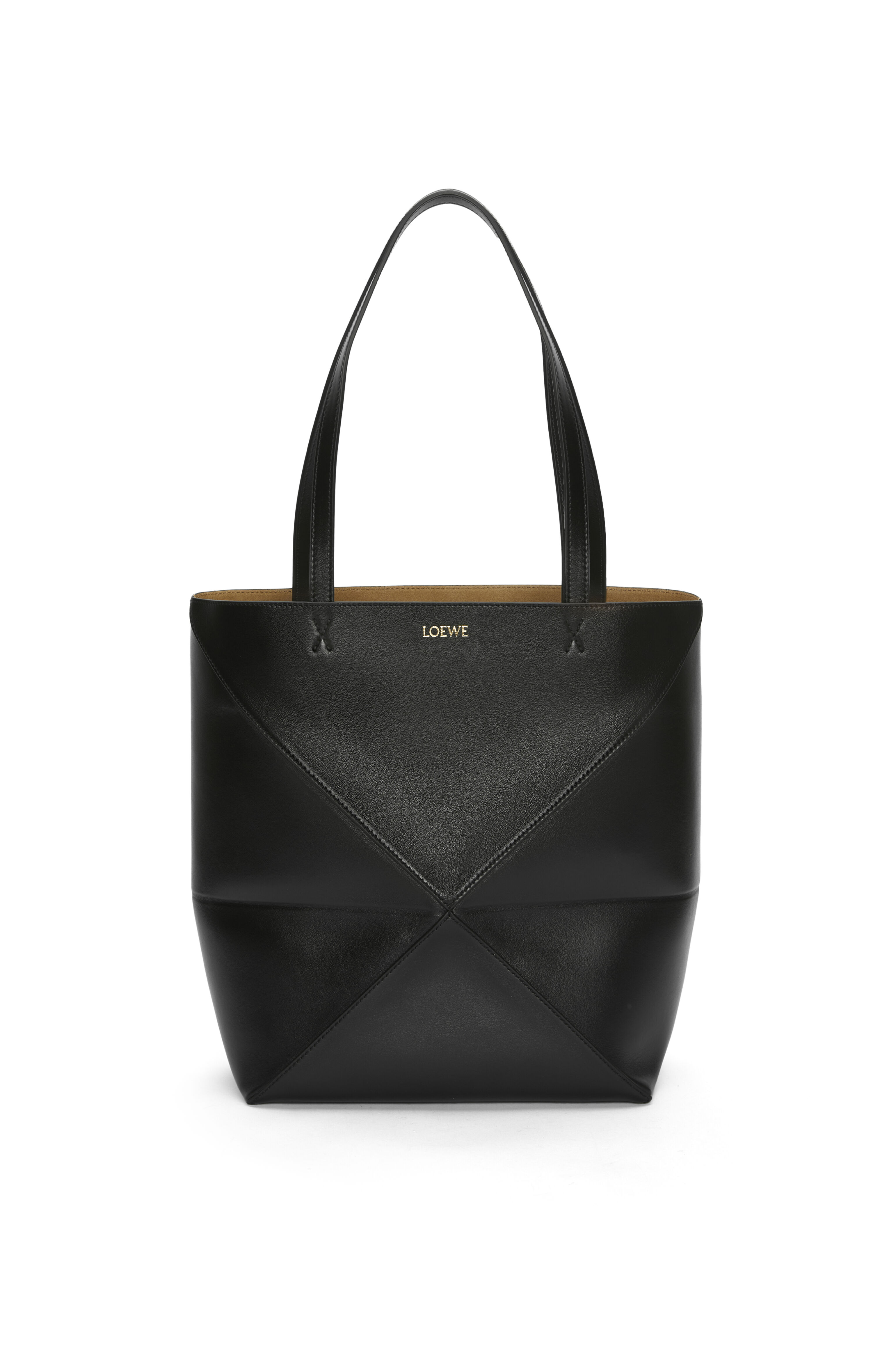 Loewe Medium Puzzle Fold tote in shiny calfskin Tote | Heathrow Reserve ...