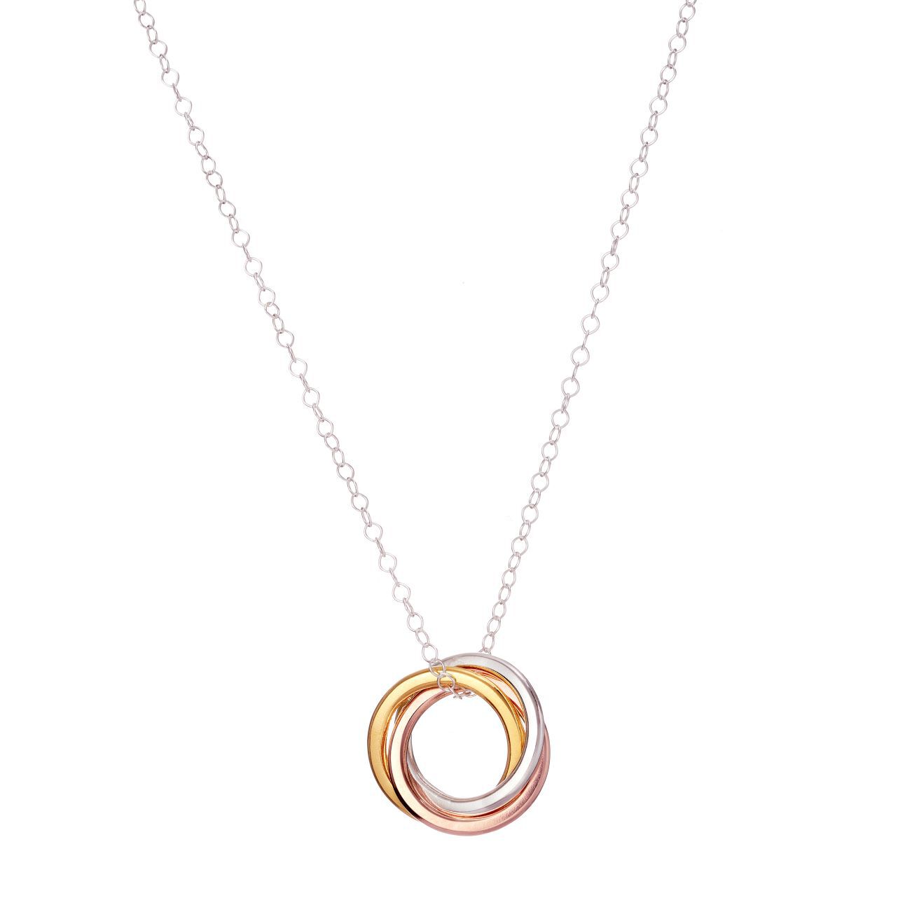 Mixed Gold Russian Ring Necklace