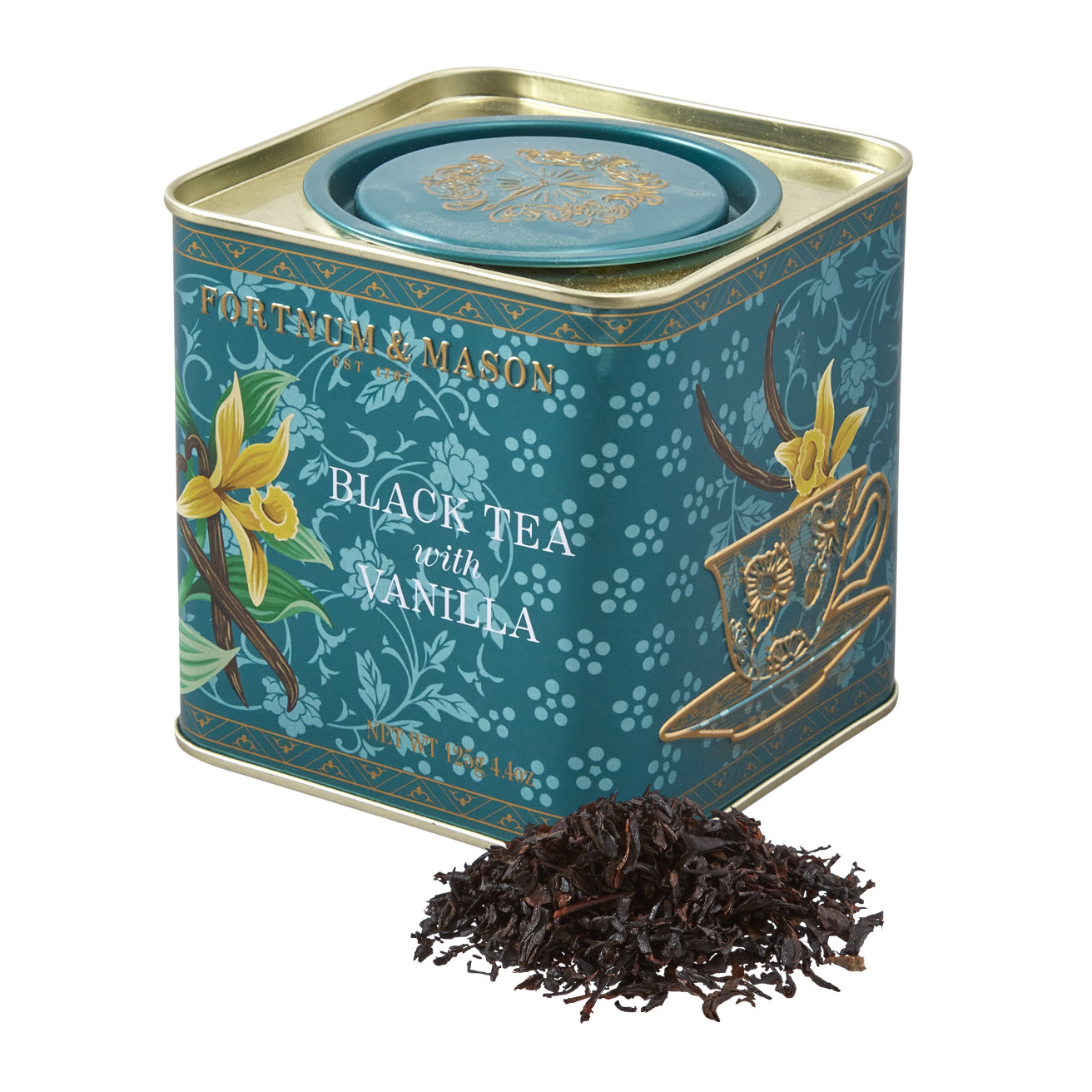 Fortnum & Mason Black Tea with Vanilla Loose Leaf Caddy Confectionery ...