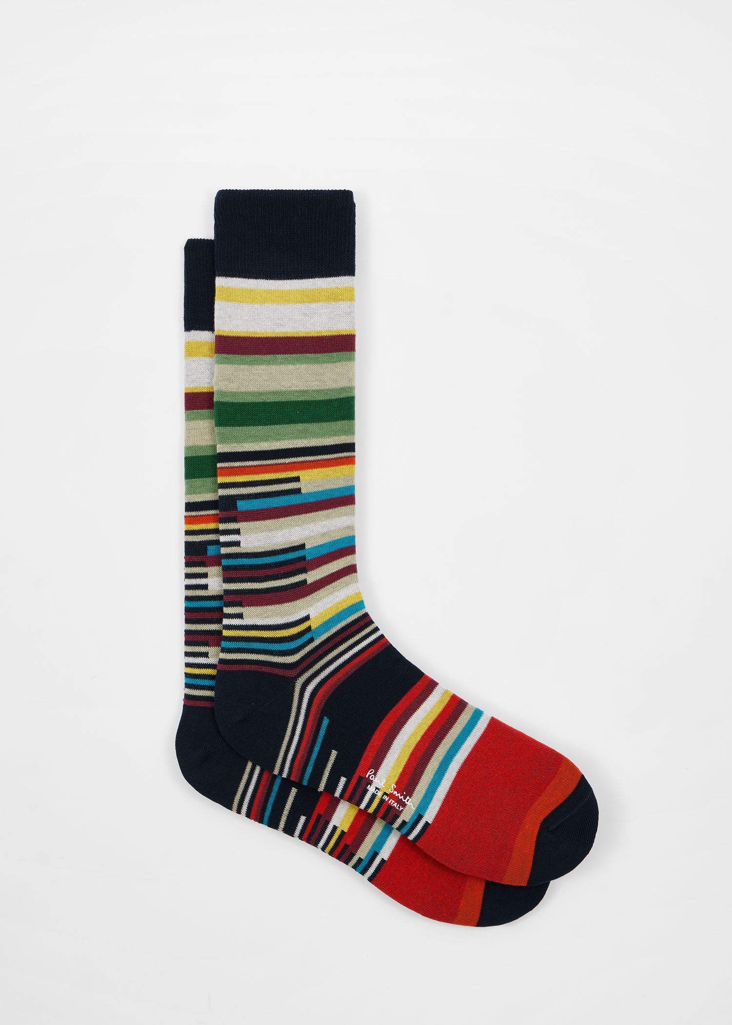 Paul Smith FUNFAIR SIGNATURE STRIPE Socks | Heathrow Reserve & Collect