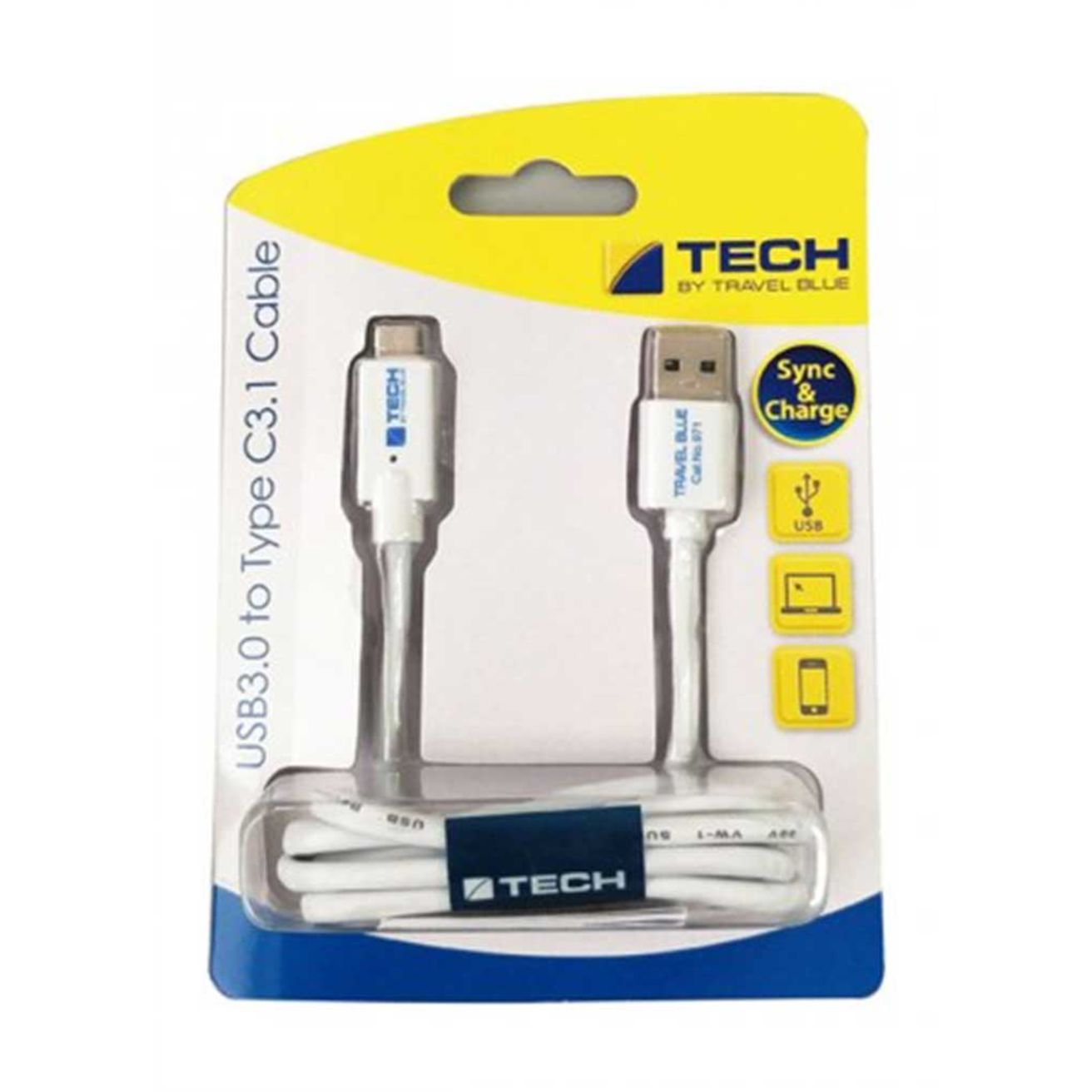travel-blue Usb To Type C Data Cable Accessories | Heathrow Reserve & Collect