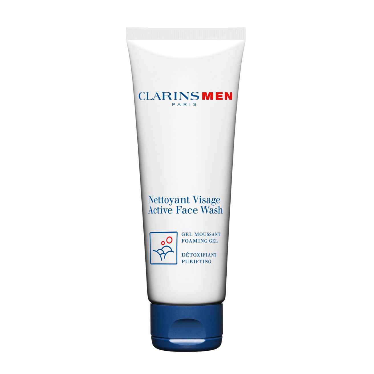 Clarins Men Act Face Wash Foam Gel Mens Grooming | Heathrow Reserve ...