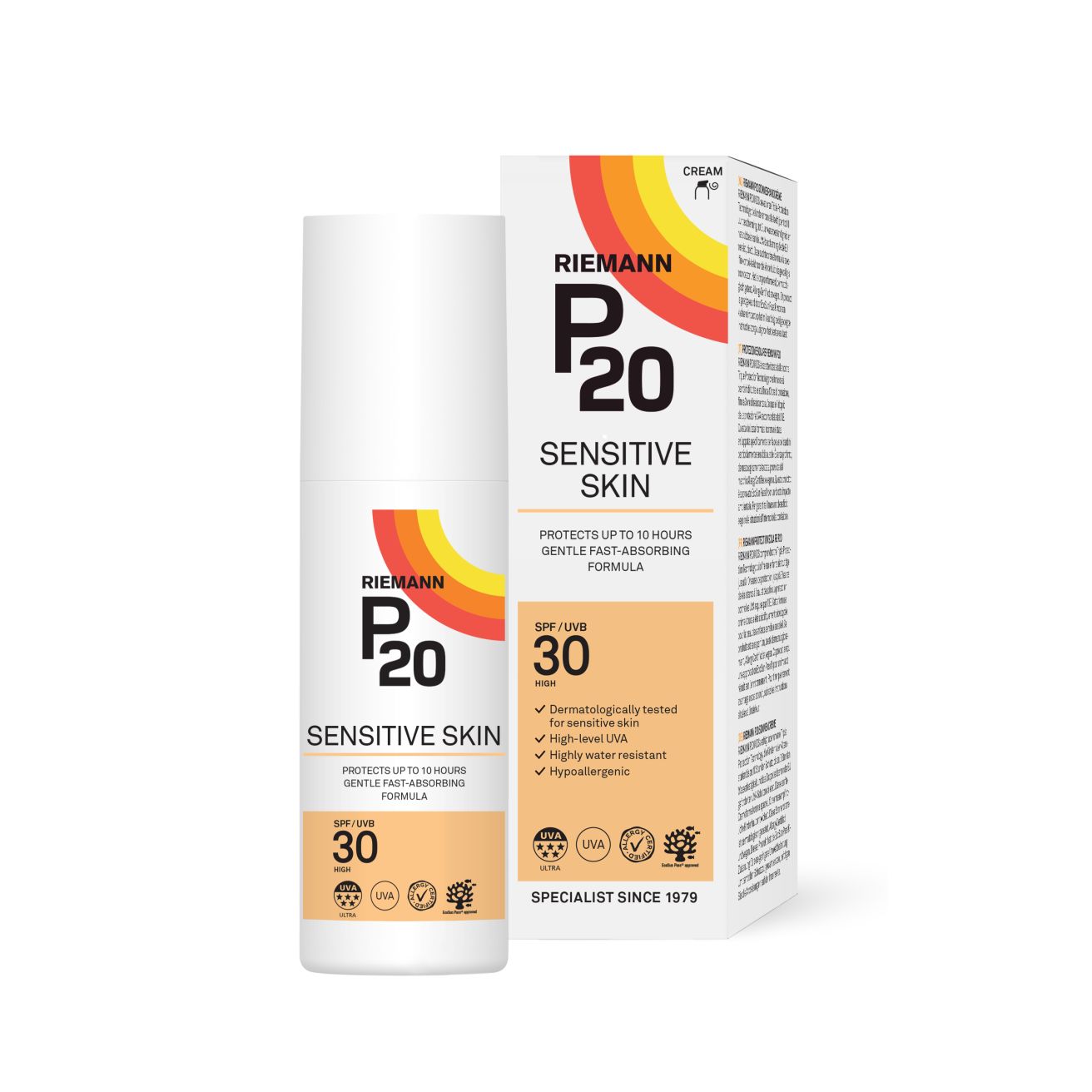 P20 Sensitive Sun Cream SPF30 Suncare & Tanning | Heathrow Reserve ...