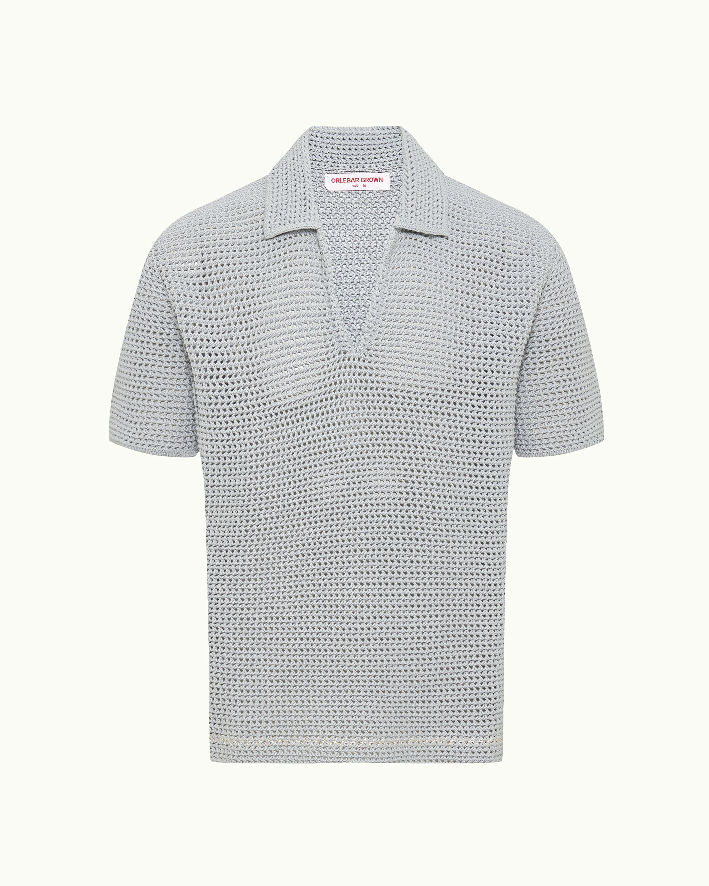 Orlebar Brown Batten Stitch Light Sky Pool/White Sand Tops | Heathrow ...