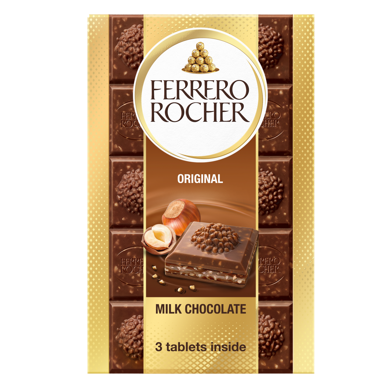 Ferrero Rocher Tablets Milk Chocolate Flavour Confectionery | Heathrow ...