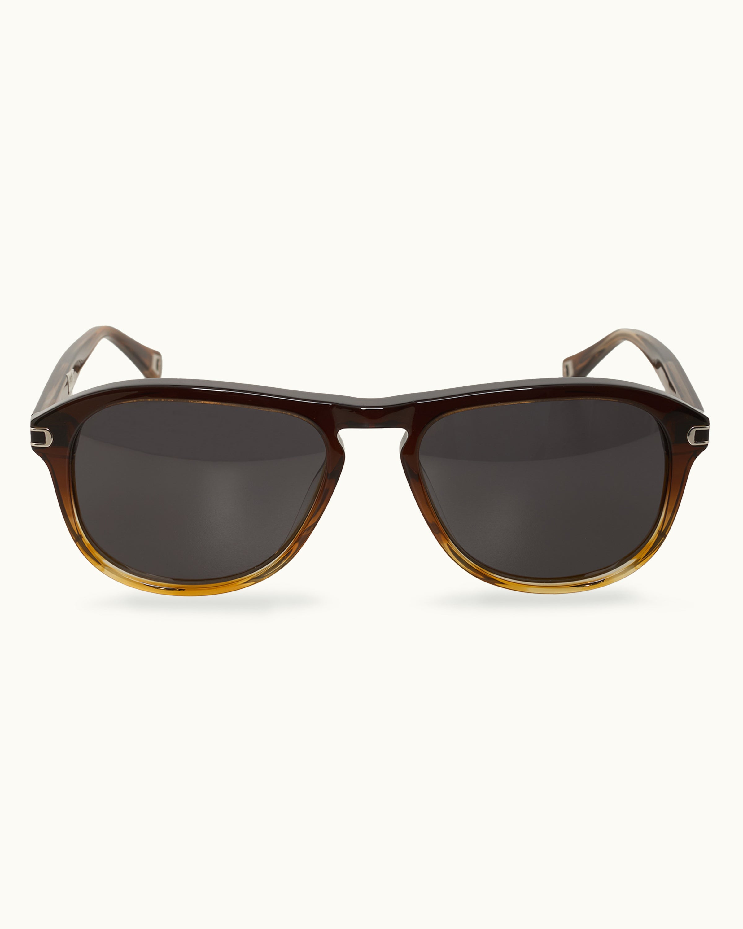 Orlebar Brown The Danny Dark Amber Crystal Fade/Volcanic Sunglasses Men ...