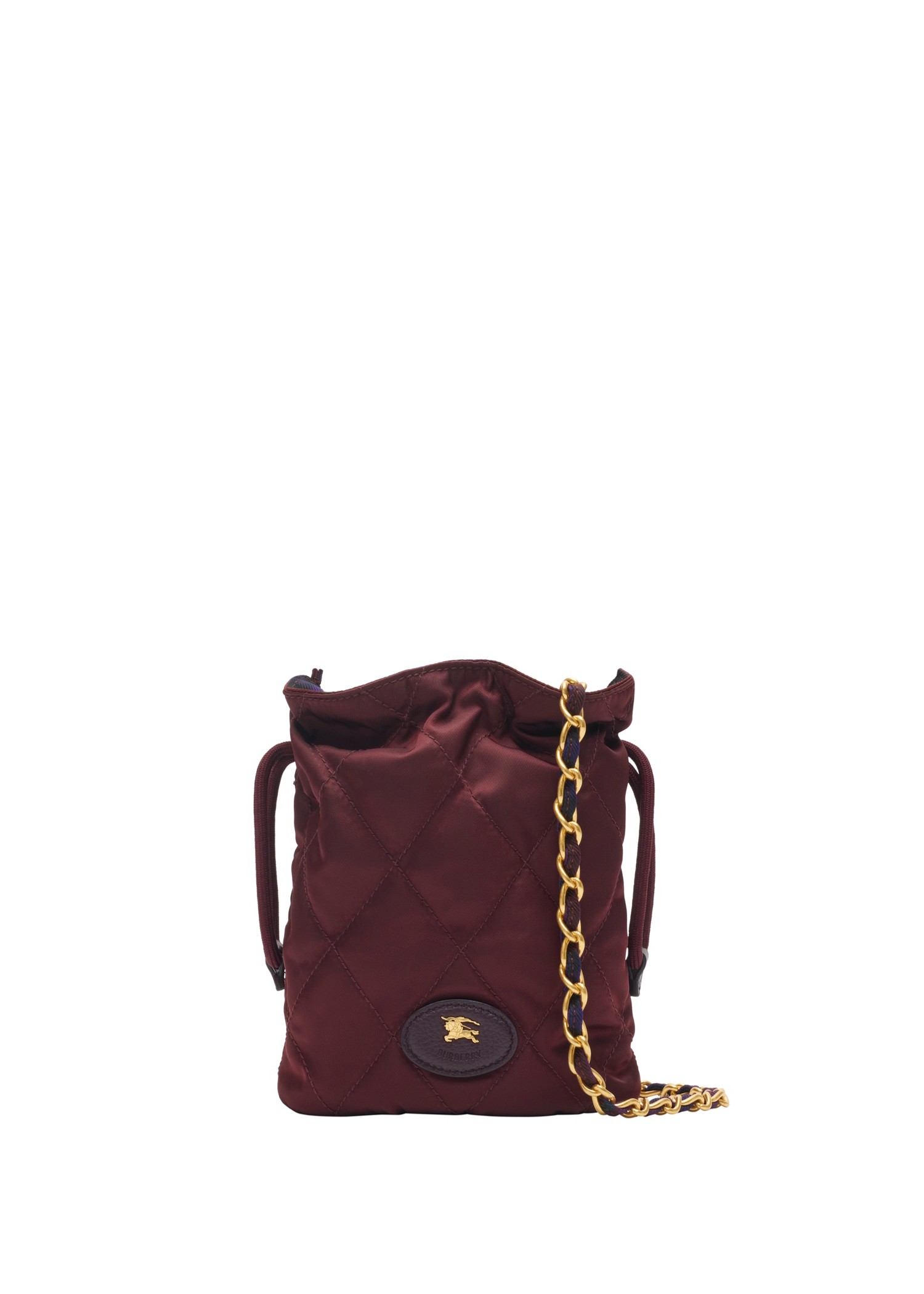 Burberry Horseshoe Chain Pouch Leather Accessories | Heathrow Reserve ...