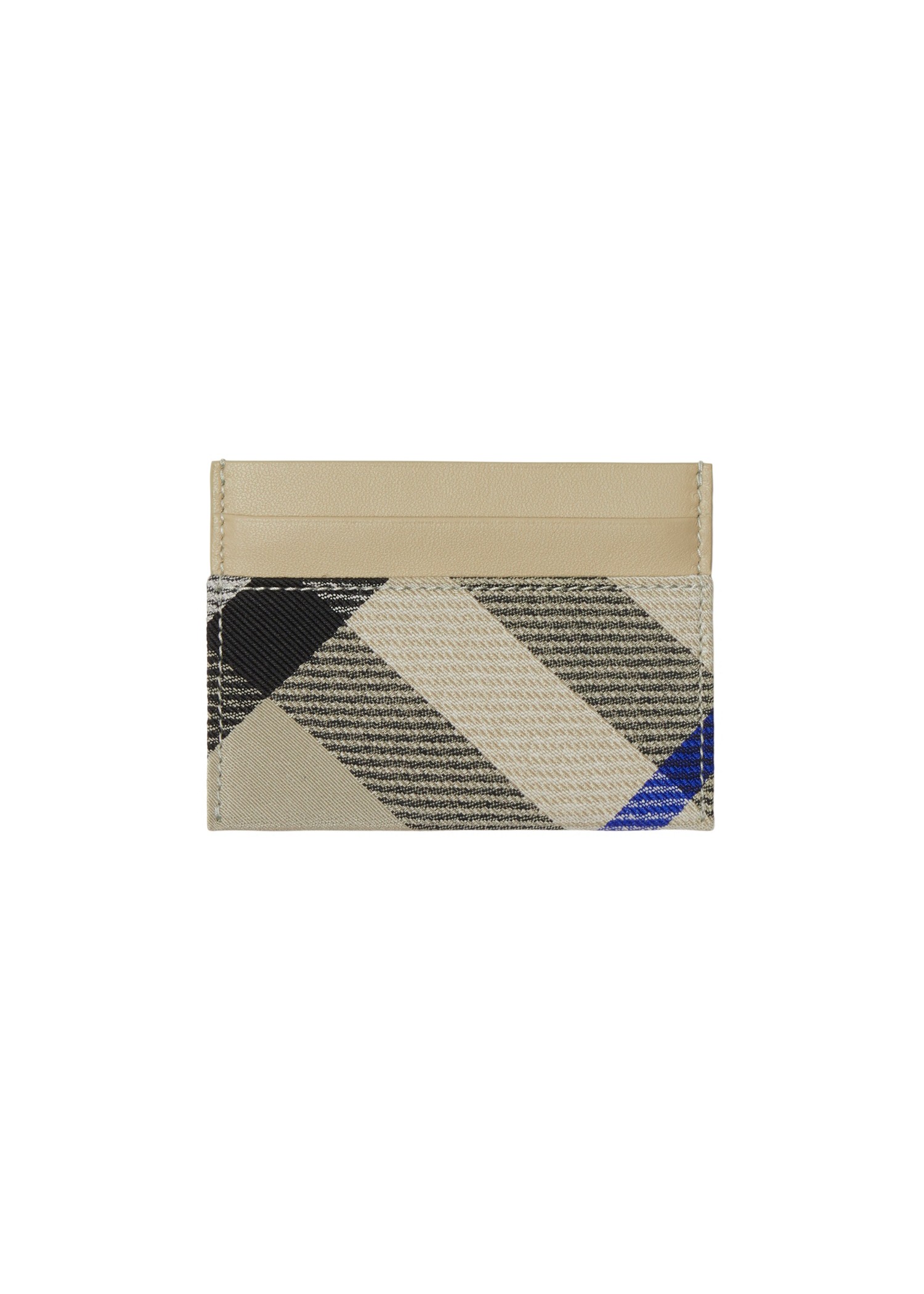 Burberry Check Card Case Leather Accessories | Heathrow Reserve & Collect