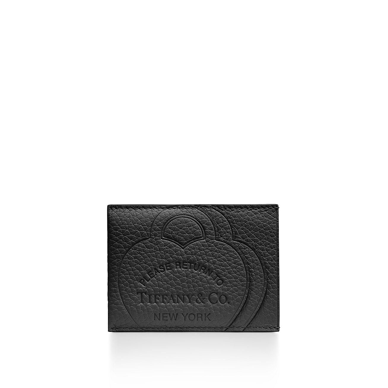 Return to Tiffany™ Card Case in Black Leather