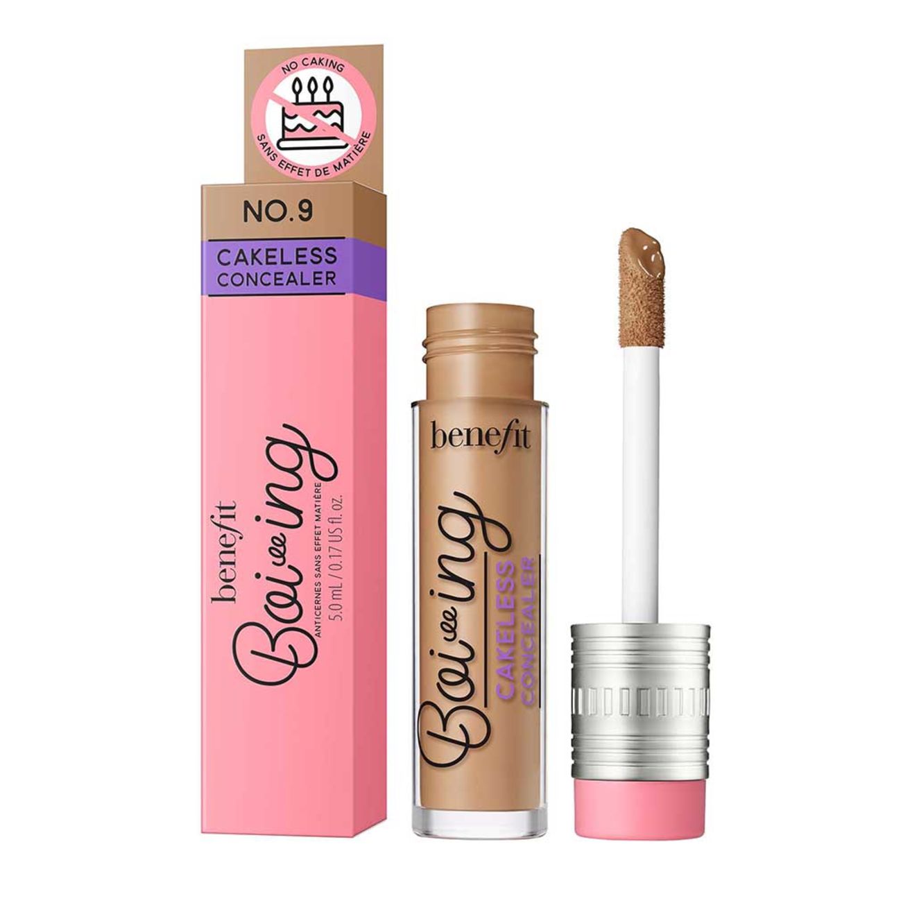 Benefit Boi-ing Cakeless Concealer - 9 Medium-Tan/Warm Undertone Face ...