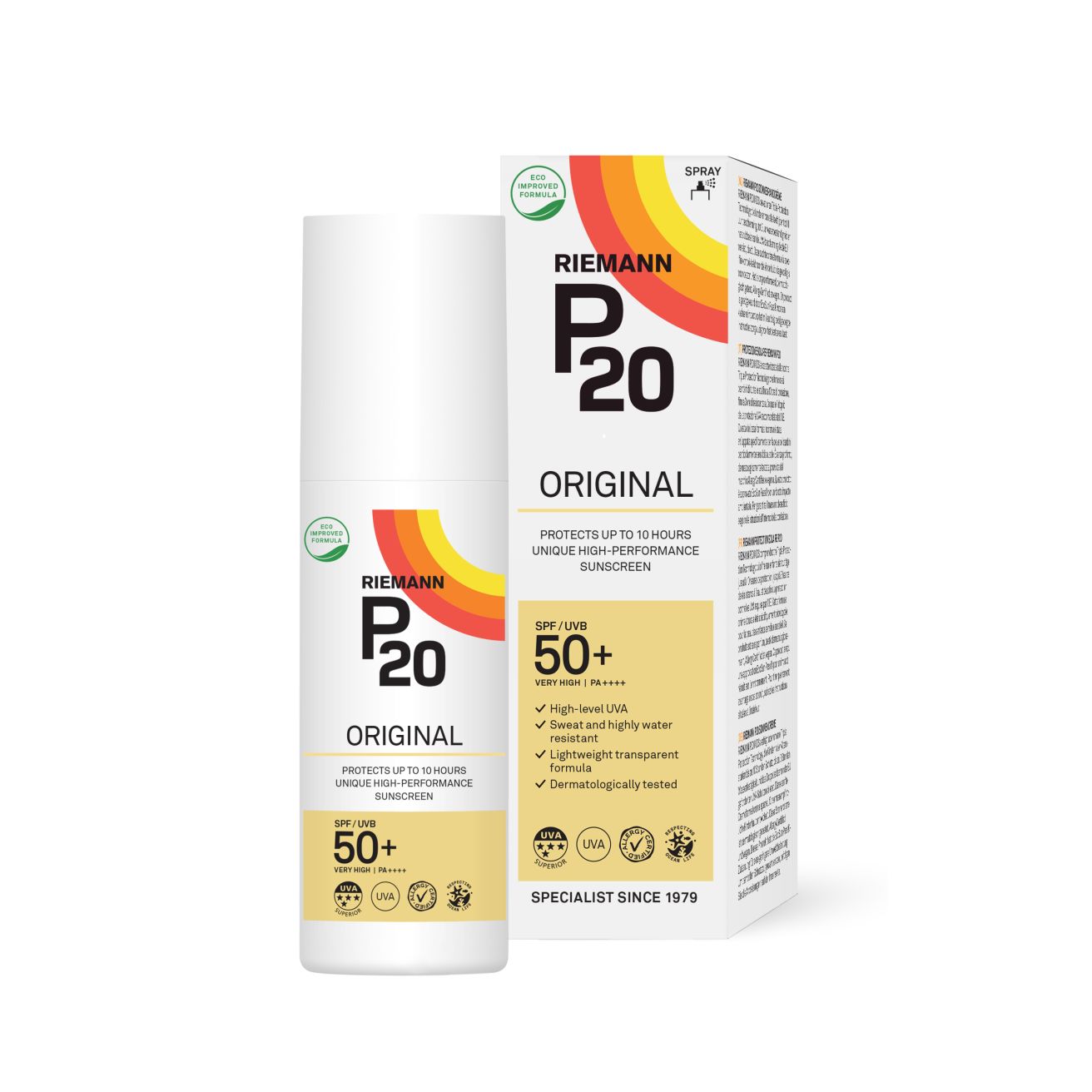 P20 Original SPF50+ Spray Suncare & Tanning | Heathrow Reserve & Collect