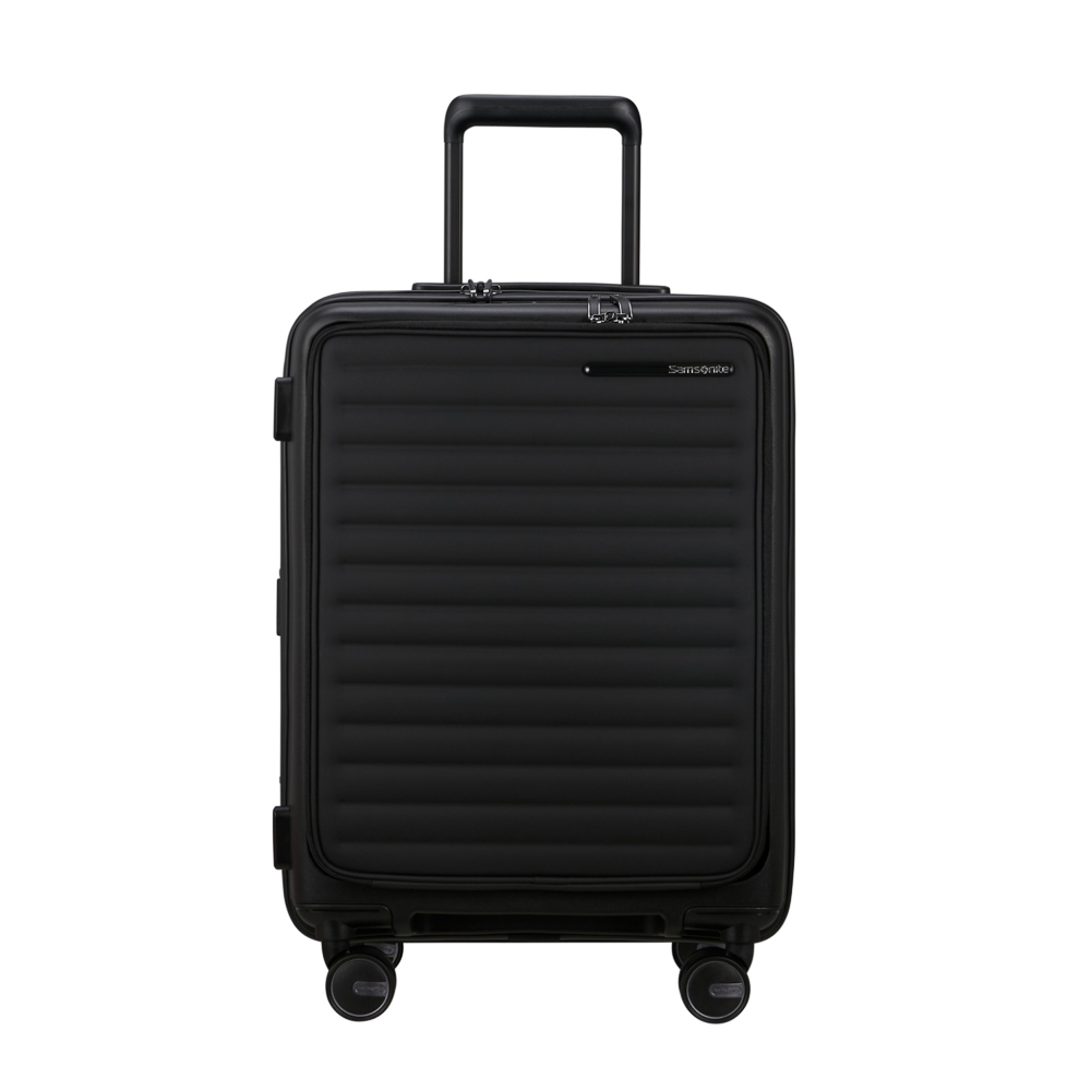 Samsonite 55cm Easy Access Cabin - Restackd Black Suitcase & Carry-on ...