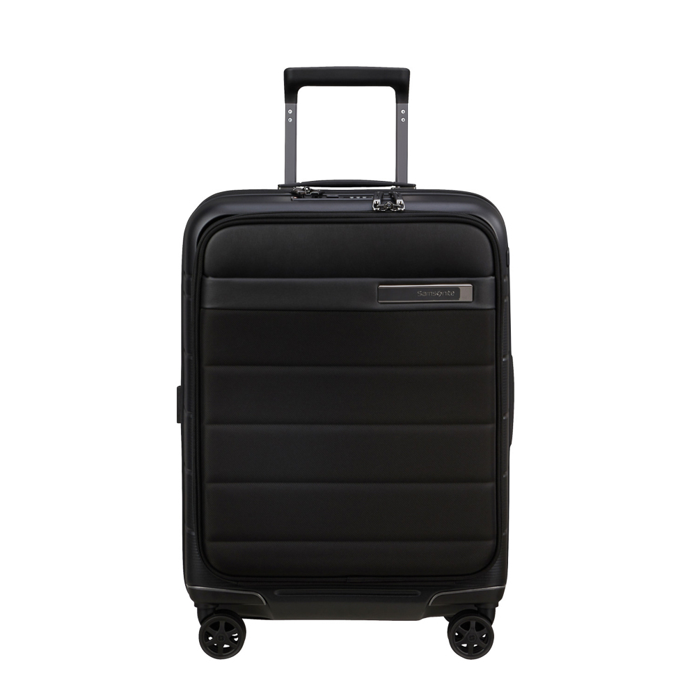 Samsonite 55cm Easy Access Expandable Spinner - Neopod Black Suitcase ...