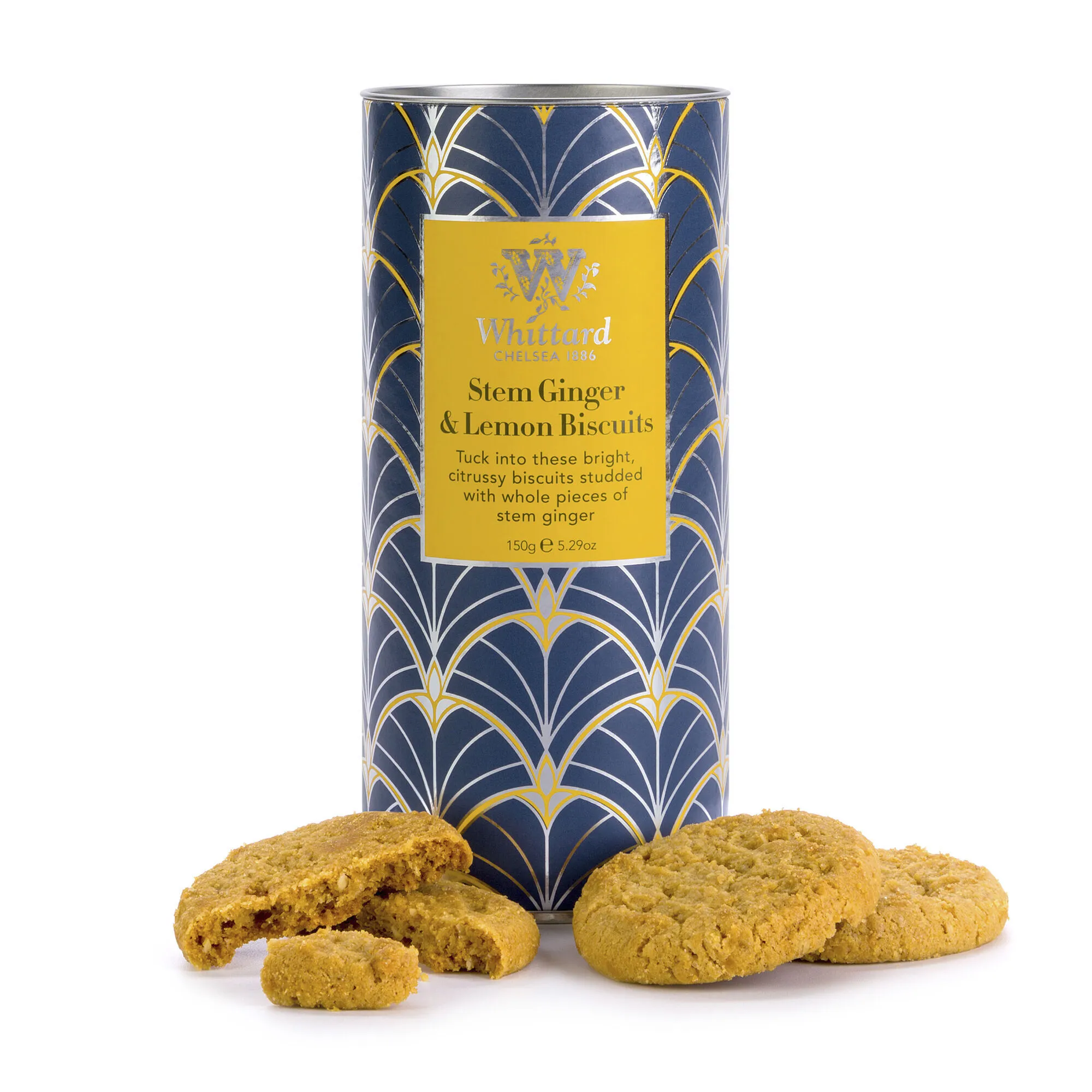 Whittard WHITTARD Stem Ginger & Lemon Biscuits Biscuits & Crackers ...