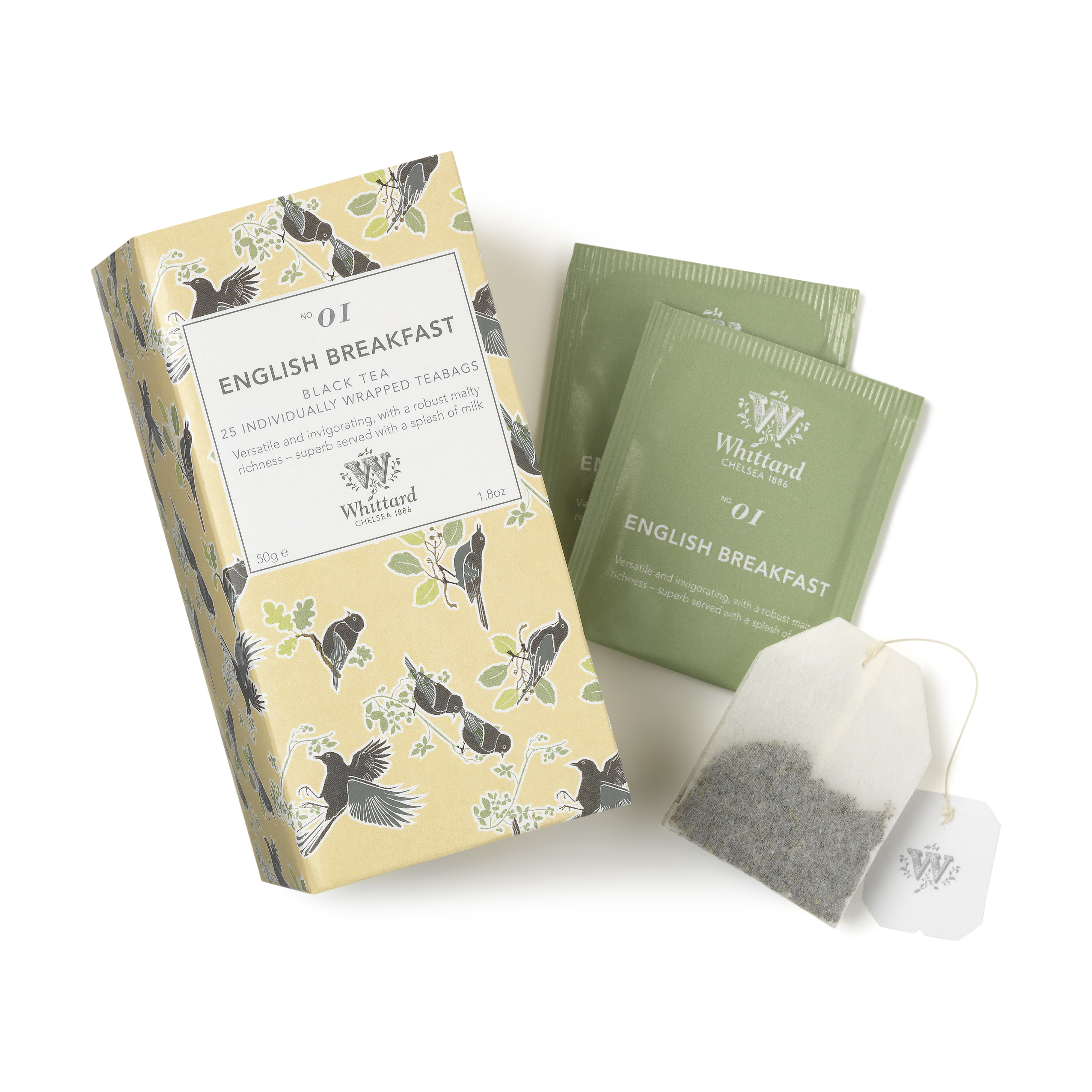 Whittard WHITTARD Tea Discoveries English Breakfast Teabags Tea ...